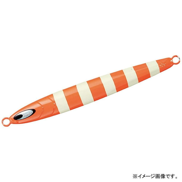 DAIWA Hairtail Mirror Fang Jig Semi-long 130g Orange Zebra Lure ...