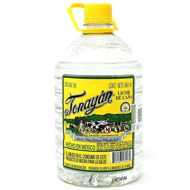 Caja de 12 Licor De Caña Tonayan Pet Blanco Y Amarillo 960 ml Tonayan ...