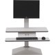 Lorell, LLR99549, Sit-to-Stand Electric Desk Riser, 1 Each, White ...