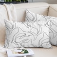 Black White Shark Throw Pillow Cover 16 x 24 Inch Decorative Pillow ...