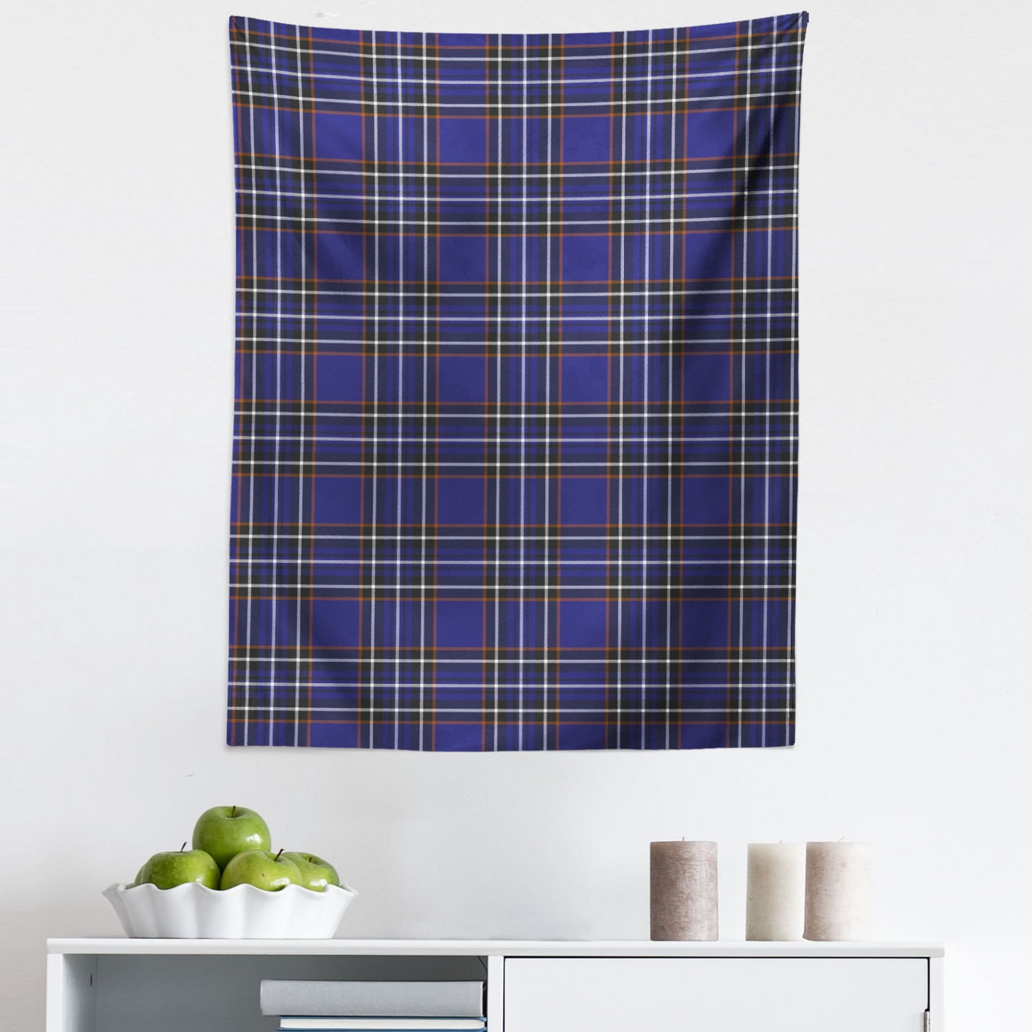 Plaid Tapestry, Traditional Vivid Pattern Design from Scotland Country ...
