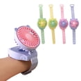 AM4 Battery Operated Powerful Watch Fan Portable Small Lightweight ...
