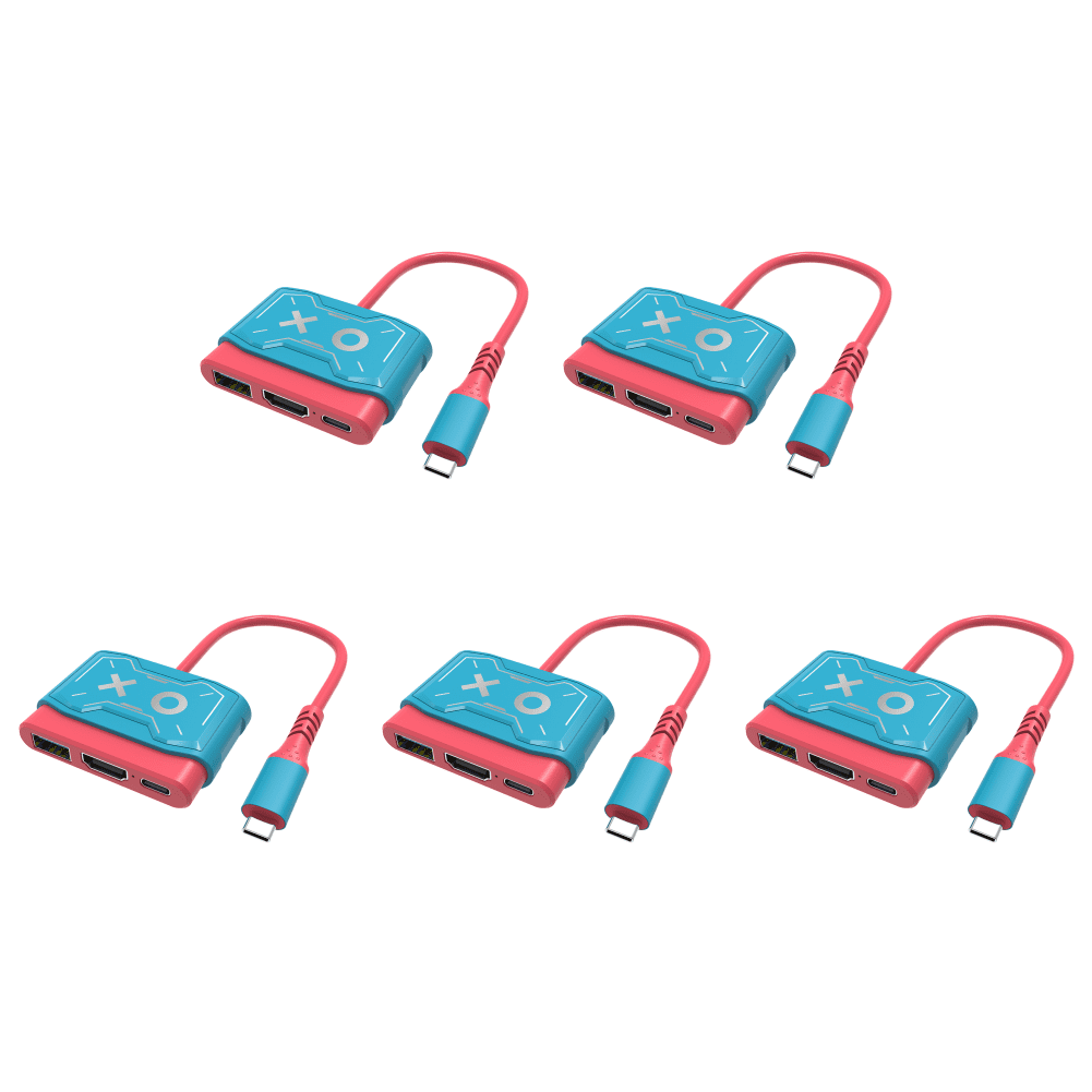 Switch Convertidor video Mini portátil Resolución 4K HD Switch PD Carga ...