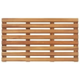 vidaXL Bath Mats 2 pcs Solid Acacia Wood 22"x14.6" - Walmart.com