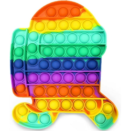 Big Bubble Pop Fidget Toy Jumbo Stress Relief Sensory Toys Silicone ...