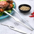 BESTYASH 4Pcs Stainless Steel Seafood Crab Fork Needle Tool with Spoon ...