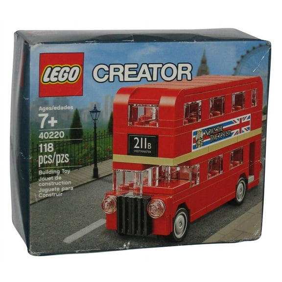 LEGO Double-Decker London Bus 10258 Building Set Toy (1686 Pieces ...