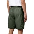 Dwellite Men's Casual Shorts 2026 Elastic Waist Drawstring Solid Color ...