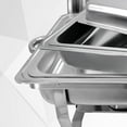 JSTUOKE 8QT Stainless Steel Chafing Dishes, 8 Packs Rectangular Food ...