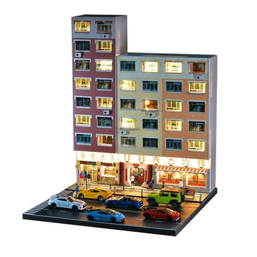 FUNWHOLE Balcony-Theatre Lighting Building-Bricks Set - City Town ...