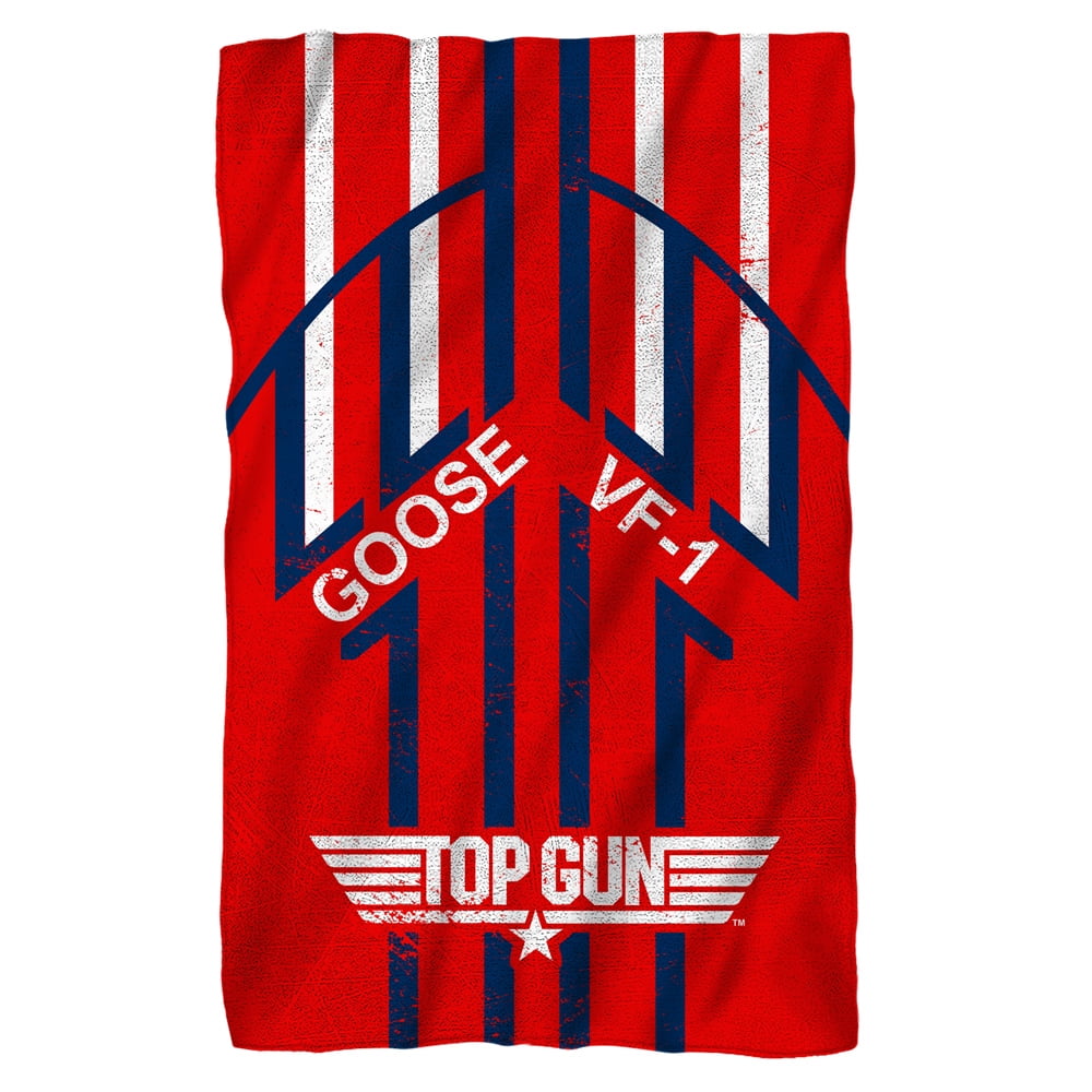 Top Gun Goose Fleece Blanket 35 X 57in