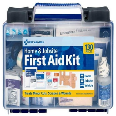 First Aid Only 196-piece Worksite First Aid Kit HSA/FSA Eligible ...