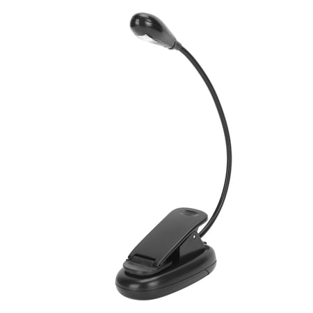 LED Clip Light Lamp, 5000K-6000K White Light Batteries Clamp Light, USB ...