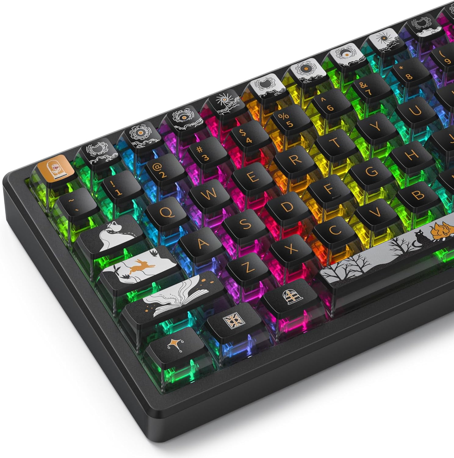 AIR-Punk Pudding Keycaps,116 Keycap Set keycaps 60 Percent, ASA Profile ...
