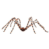 6.5FT Giant Hairy Halloween Spider - Realistic Scary Spider Decor with ...