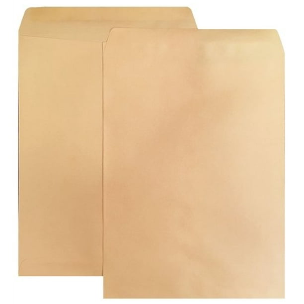 1,000 ShippingMailers 9 x 12 Kraft Catalog Envelopes /w Gummed Closure ...