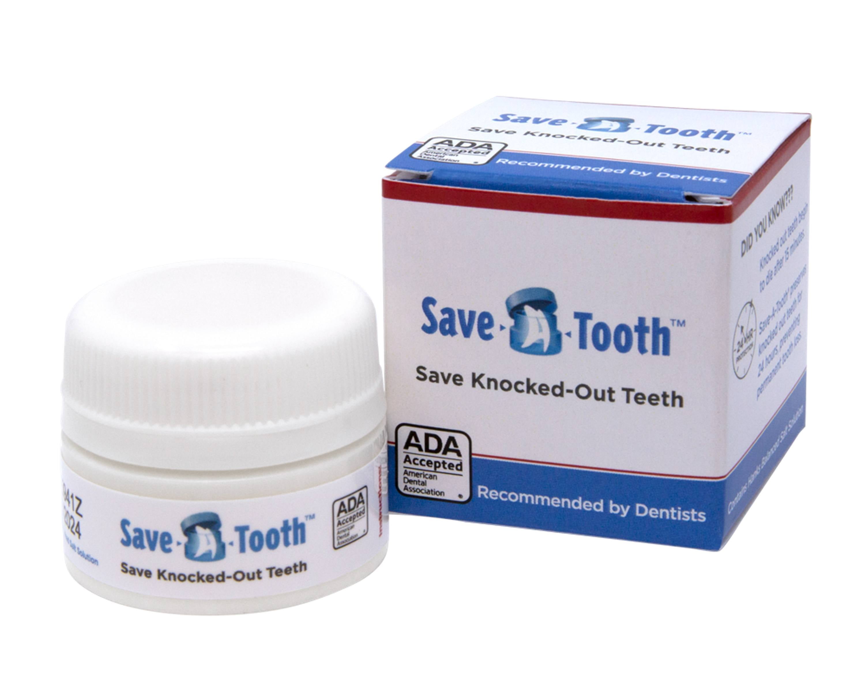 Save-A-Tooth Preserving Kit- Save up to 4 Knocked Out Teeth for up to ...