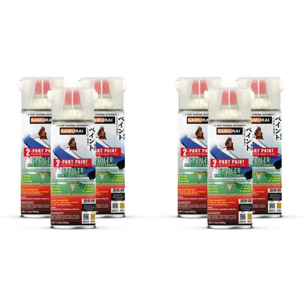 Samurai 2-Part Spray Paint for Car Spoiler - NISO (Non-Isocyanate ...