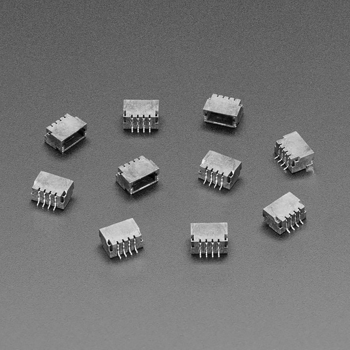 Adafruit JST SH 4-pin Right Angle Connector (10-pack) - Qwiic ...