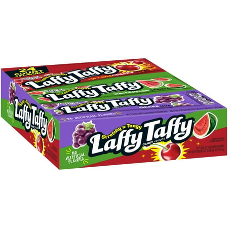 Stretchy & Tangy LAFFY TAFFY Variety 24 ct Carton - Walmart.com