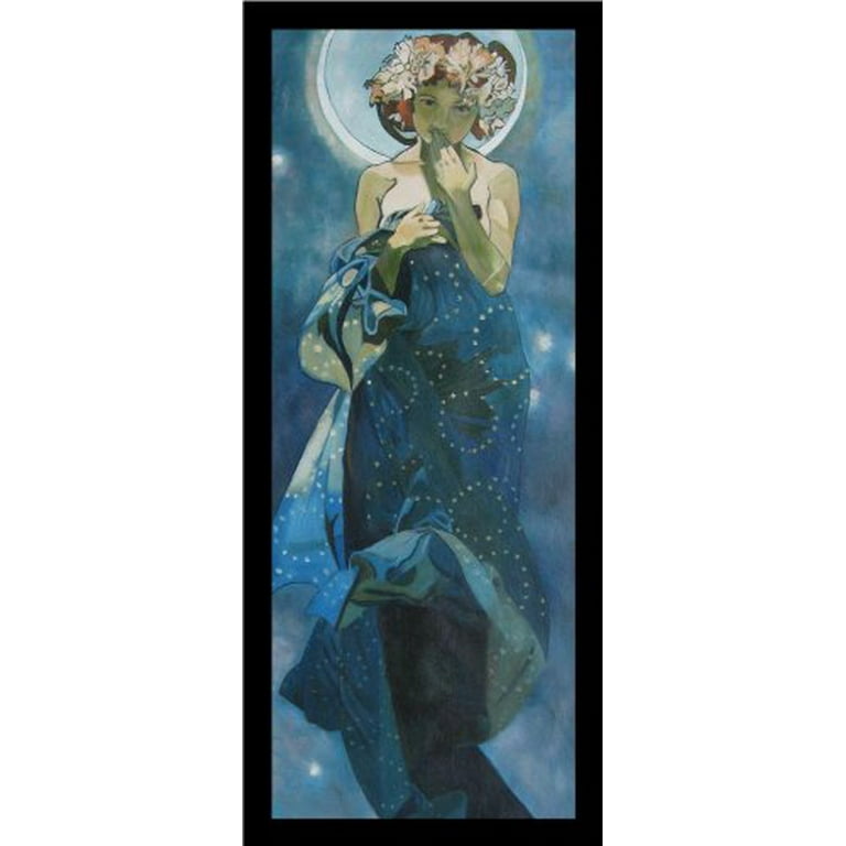 Alphonse Mucha Moon Print