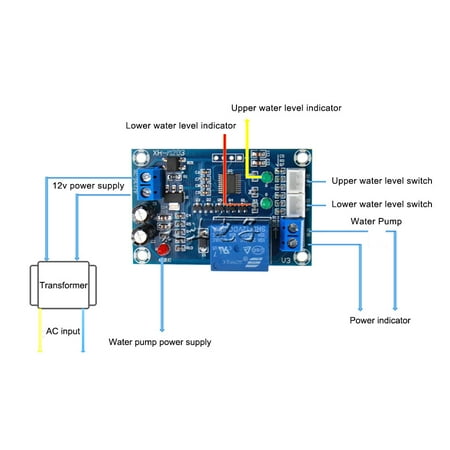 Electric Pump Controller Board with Indicator Control Module Water ...