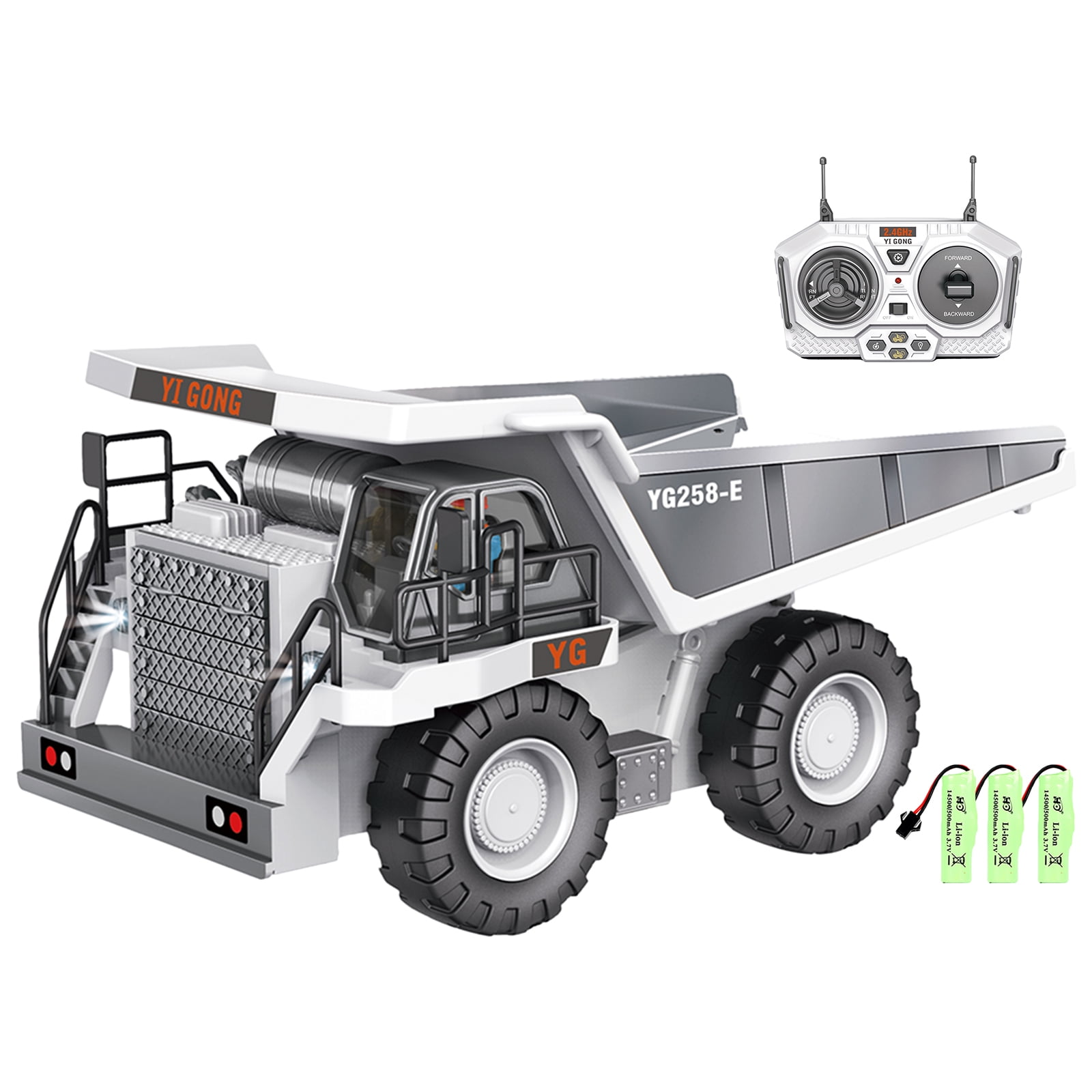 LoyGkgas 1/24 RC Dump Truck 9 Channel 2.4Ghz RC Engineering Car for ...