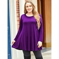 Larace Womens Tops Long Sleeve Dressy Casual Plus Size Tunic Tops To
