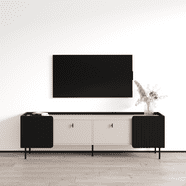 Nova 3K TV Stand for TVs up to 85", Mid-Century Modern Matte 73 ...
