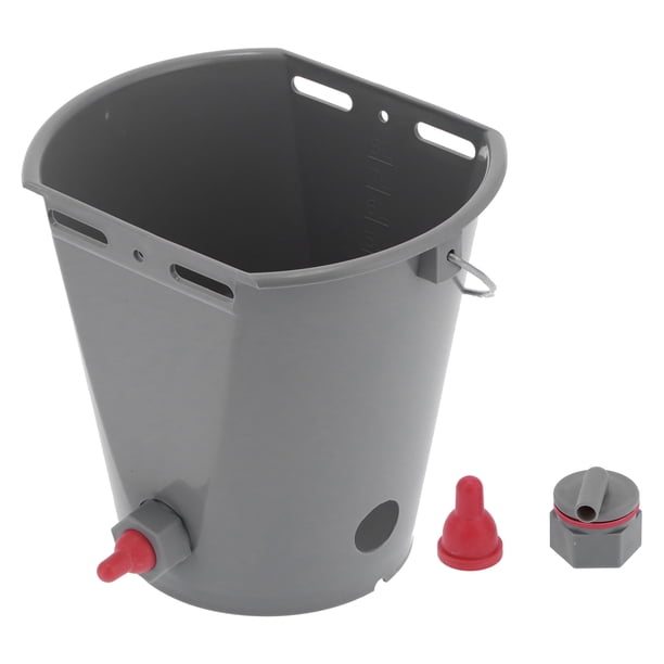 Livestock Feeding Tool,8L Feeder Bucket with Milk Feeding Device Feeder ...
