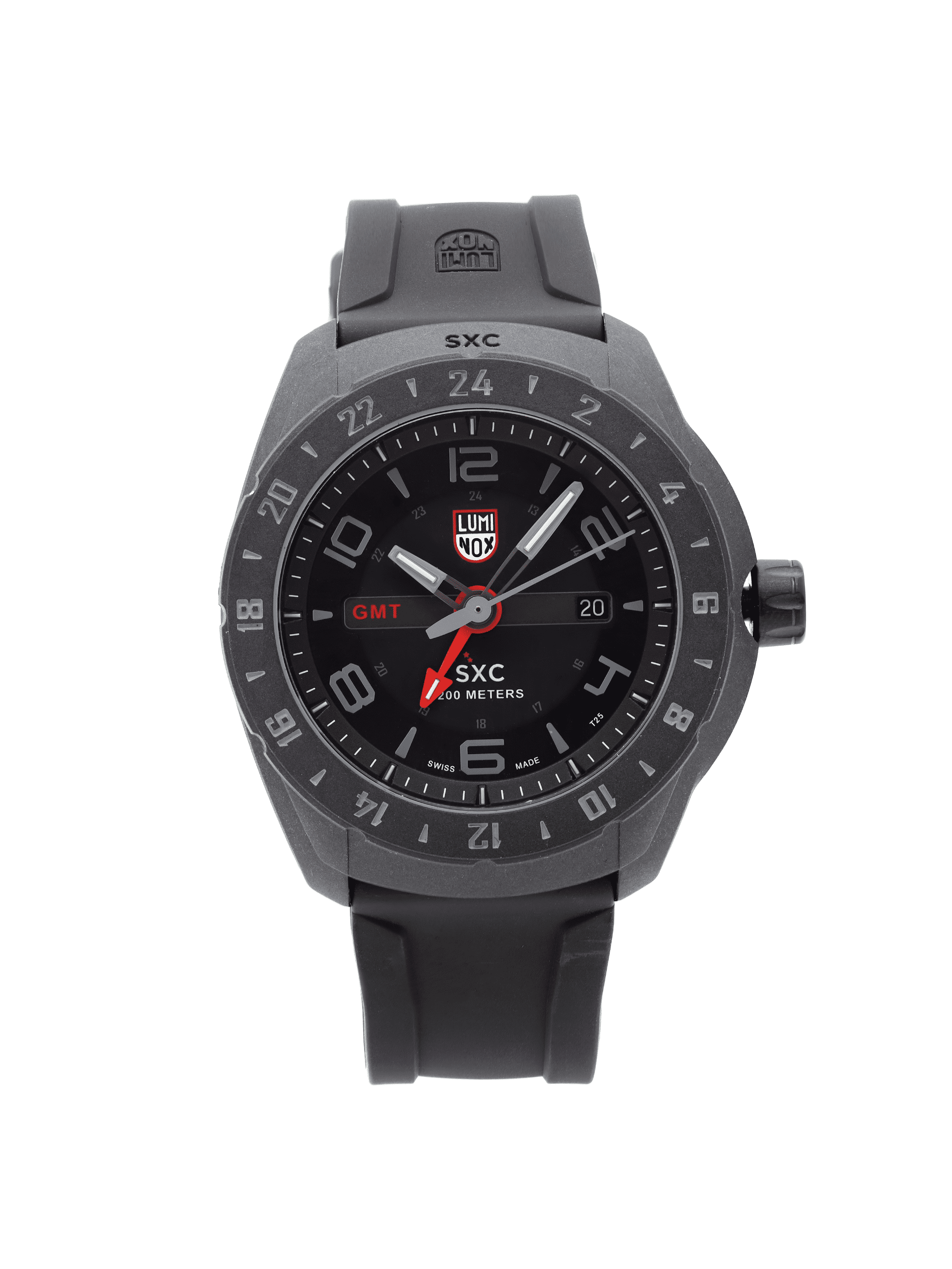 Luminox SXC Space GMT 45.5mm Carbon Black Dial Quartz Mens Watch XU ...