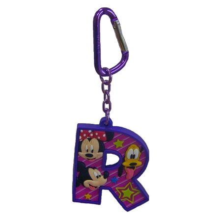 Mickey Mouse and Friends Letter R Disney Rubber Keychain | Walmart Canada