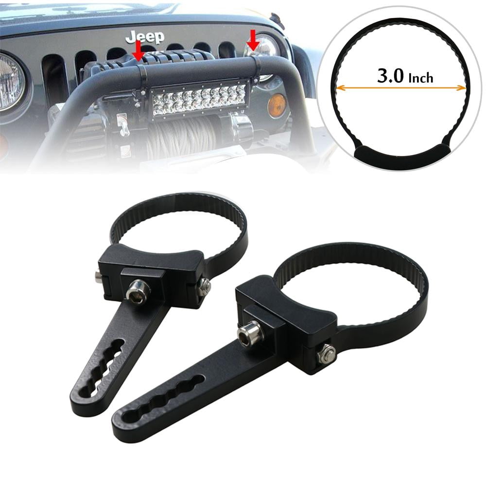 Xprite Adjustable Roll Bar Mount Brackets Clamp Set - Walmart.com