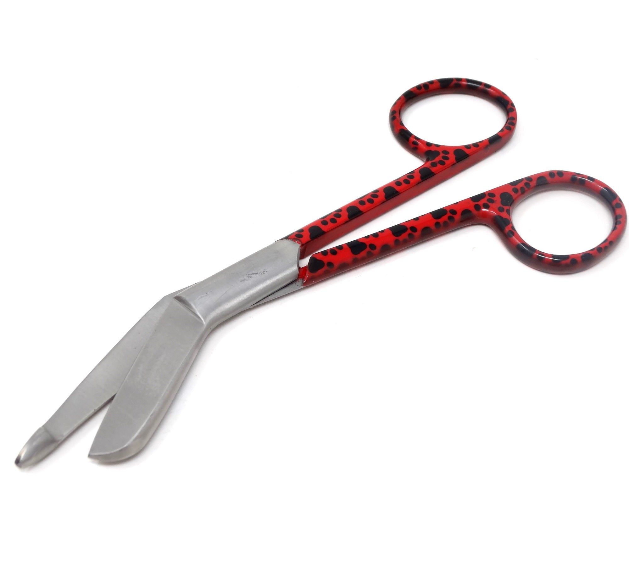 Lister Bandage Scissors 5.5" Stainless Steel for Nurses with Red Paws ...