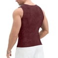 Ceisia Men's Glitter Tank Top Sparkly Sleeveless Crew Neck Shirt for ...