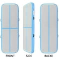 Blue 6m/20ft Inflatable Air Track Tumbling Gymnastic Mat Floor Home ...