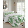 4 Piece Duvet Cover Set Full, Abstractions Green Forests Soft ...