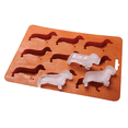 Silicone Dachshund Puppy Shaped Ice-Cube Chocolate Cookie Mold DIY Home ...