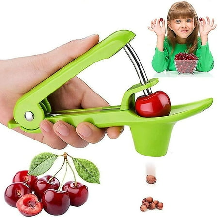 Cherry Kernel And Olive Tool Remover Space Saving Lock Design Green ...