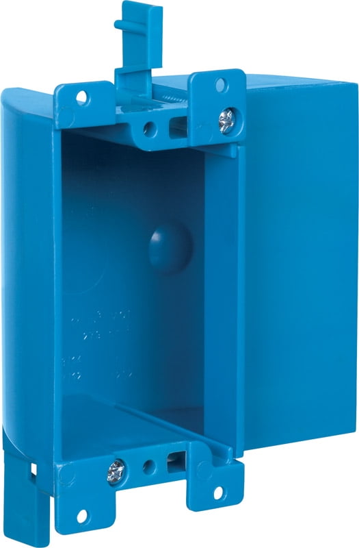 Carlon 1-Gang PVC Molded Shallow Old Work Box B117RSWR - Walmart.com