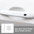 8PCS Car Door Handle Protector Protective Film Scratch Resistance Paint ...