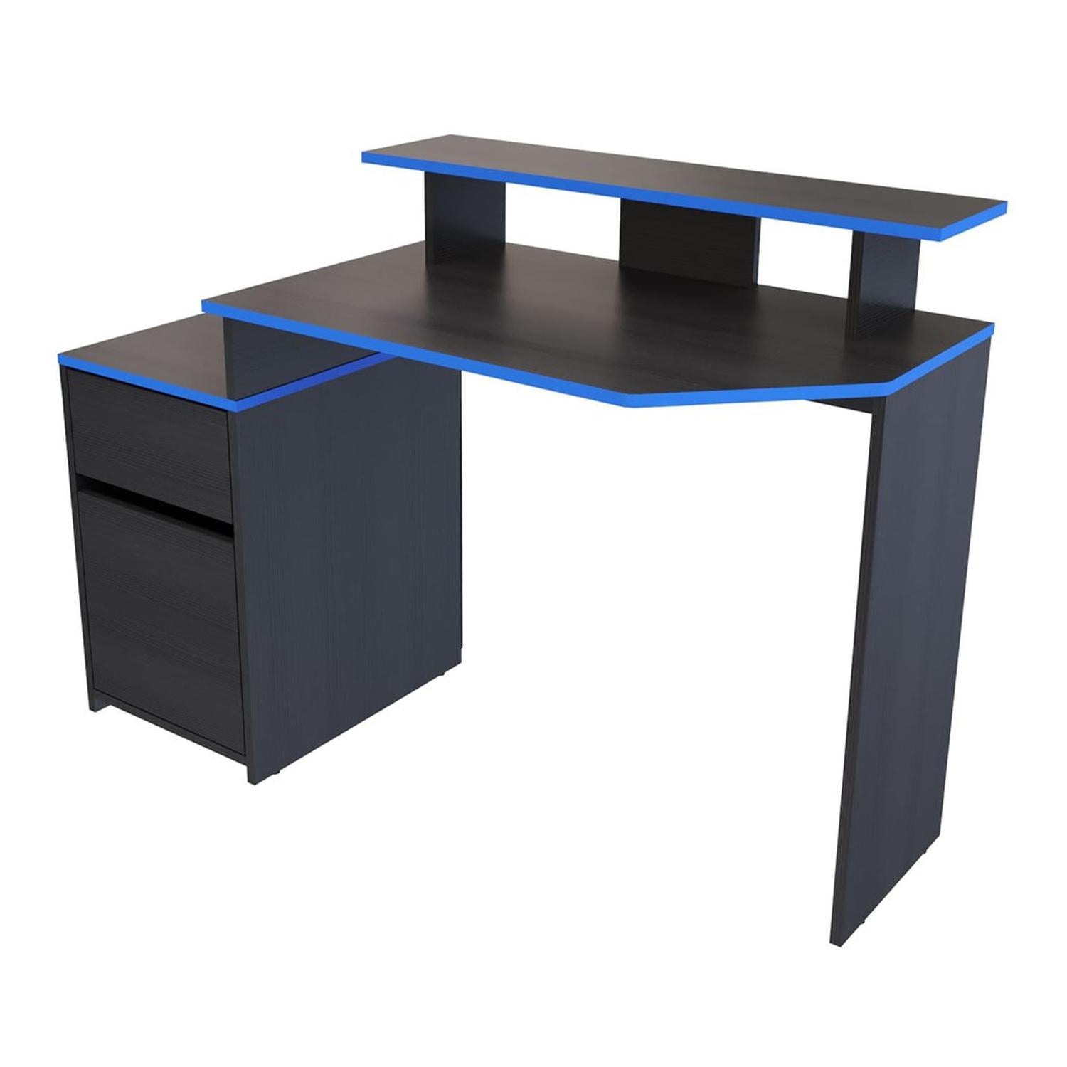 Escritorio Gamer Basic 1 Cajón negro Maderkit EM01655ES-WEAM | Walmart ...