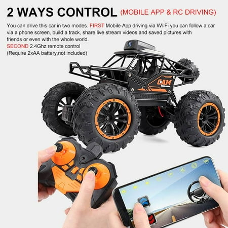 4WD FPV HD Camera RC Car 2.4G WIFI Off-road High-speed Remote Control ...