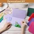 100 Packs 10 Assorted Colors Blank Cards and s 4.25 x 5.5 Heavyweight ...