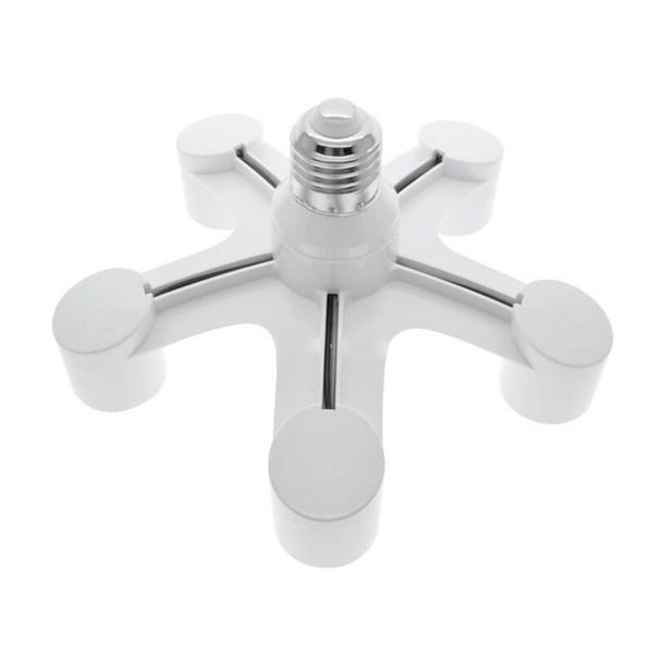 E27 Bulb Splitter Lamp Base Splitter Adapter Outlet Reusable Household ...