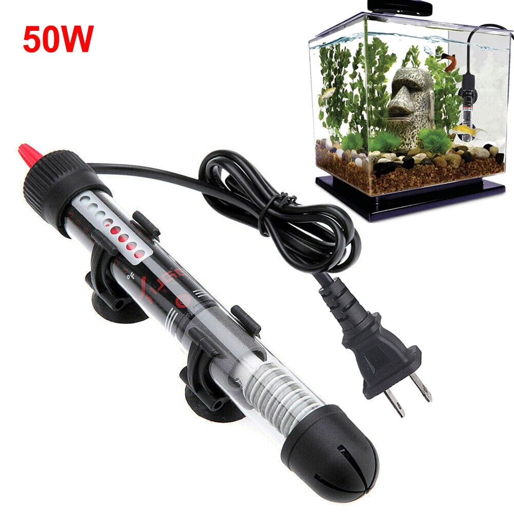Aquarium Water Heater 100W-200-300W Submersible Fish Tank Thermostat ...