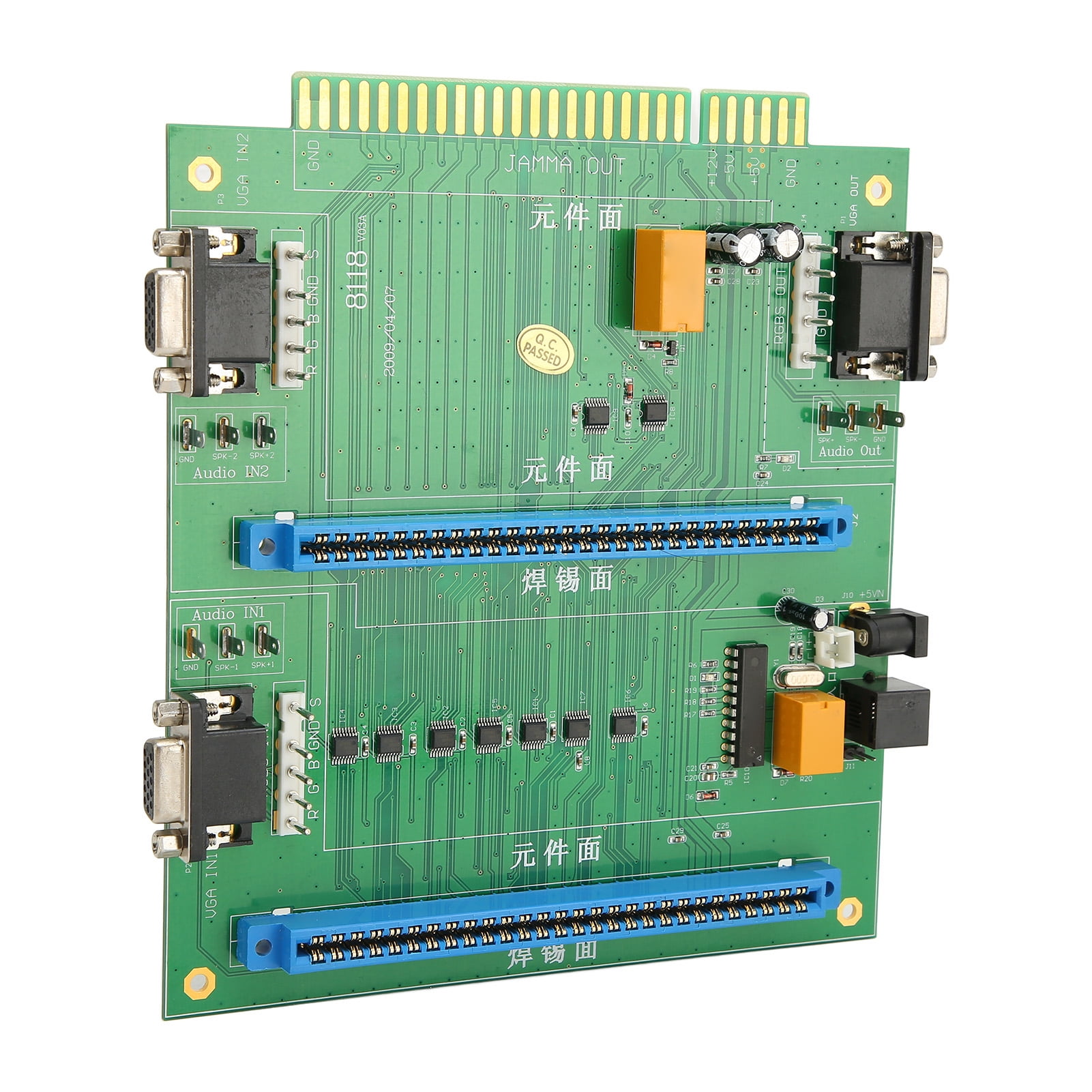 Game Multi Para JAMMA Switch, PCB 2 En 1 Para JAMMA PC Board Para ...