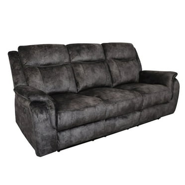New Classic Furniture Bravo Polyester Fabric Manual Sofa in Stone ...