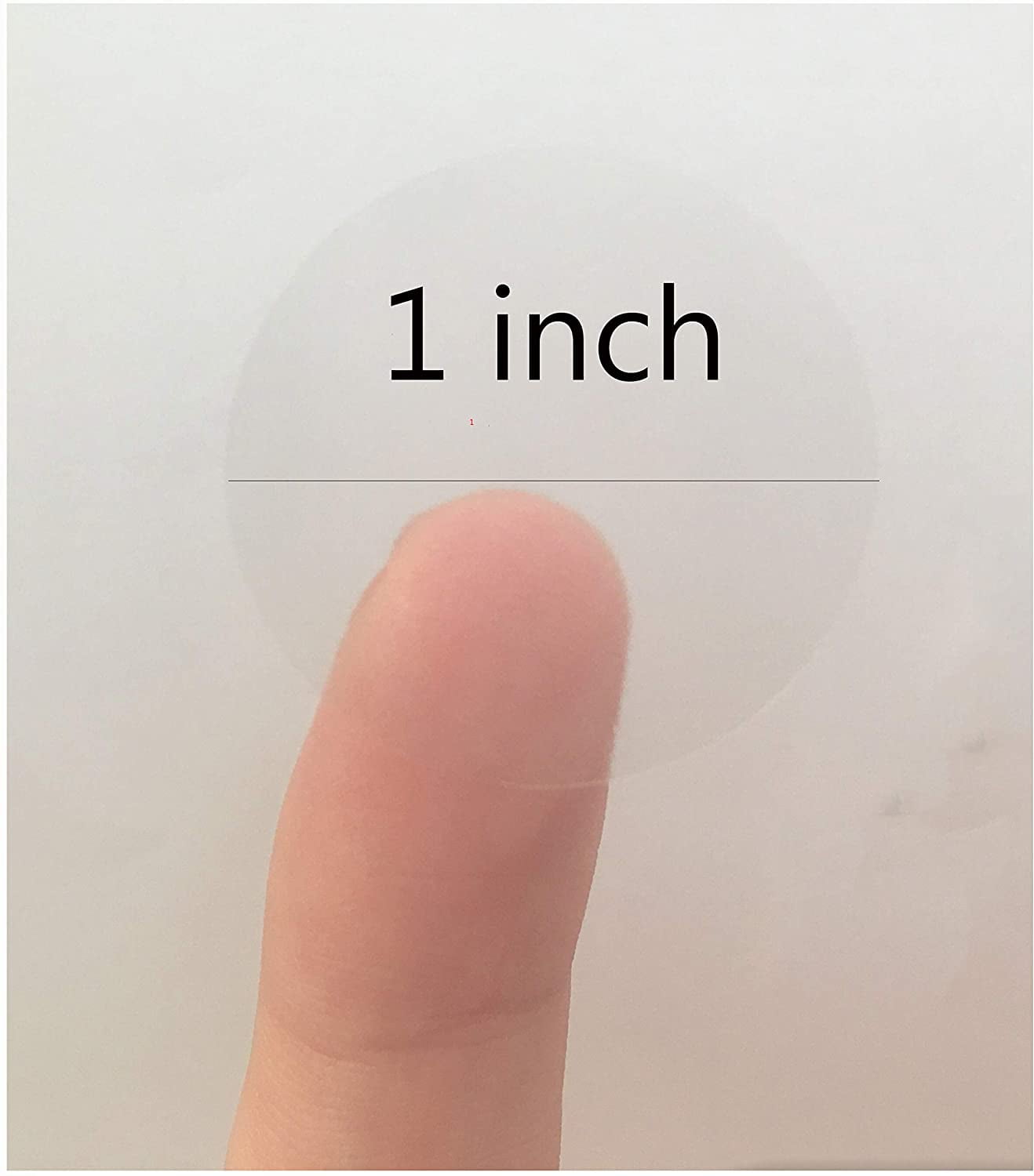 Clear Retail Package Seals 1 inch Round Circle Label Wafer Sticker 1000 ...