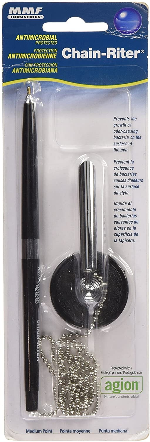 MMF Industries Chain-Riter Anti-Microbial Stick-On Counter Pens, Single ...